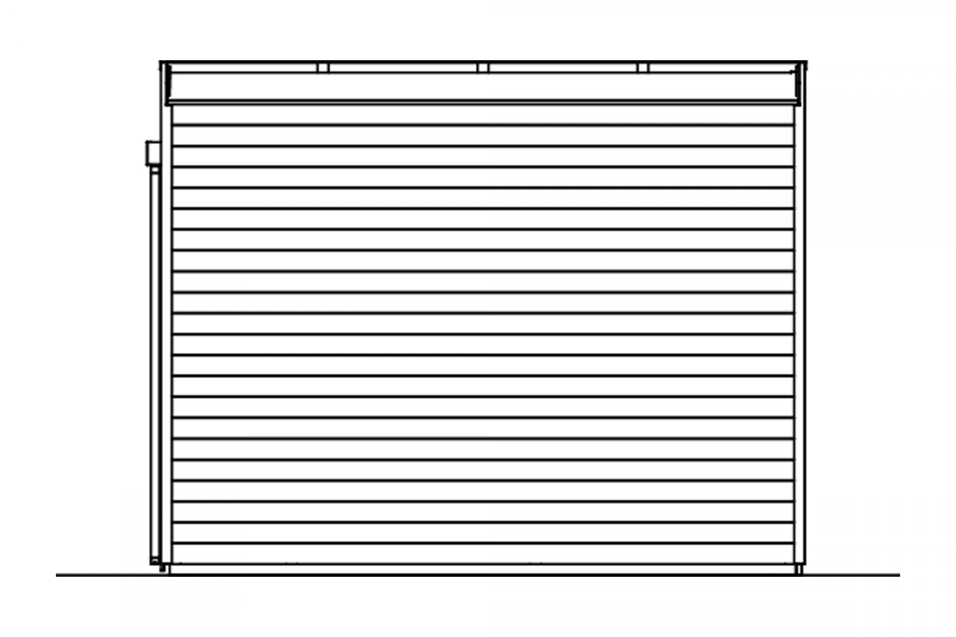 Gartenhaus Tokio 2, 340 x 340 cm, doppelschalig, natur | Natur | 340 x 340 cm | 604319 - ⁣SKAN ...