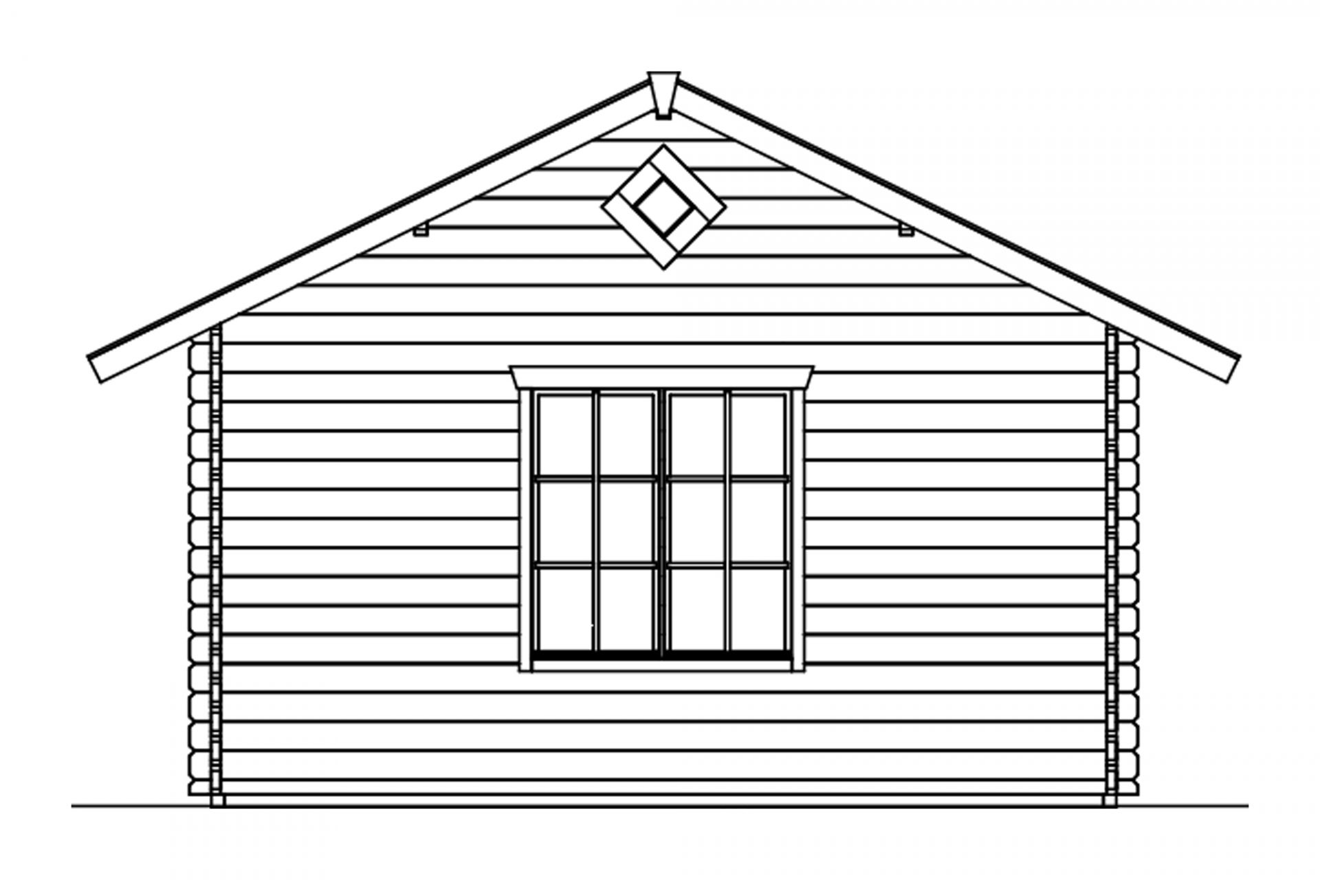Gartenhaus Esbjerg 2, 420 x 560 cm, natur | 420 x 560 cm | 606115 - ⁣SKAN HOLZ | offizielle ...